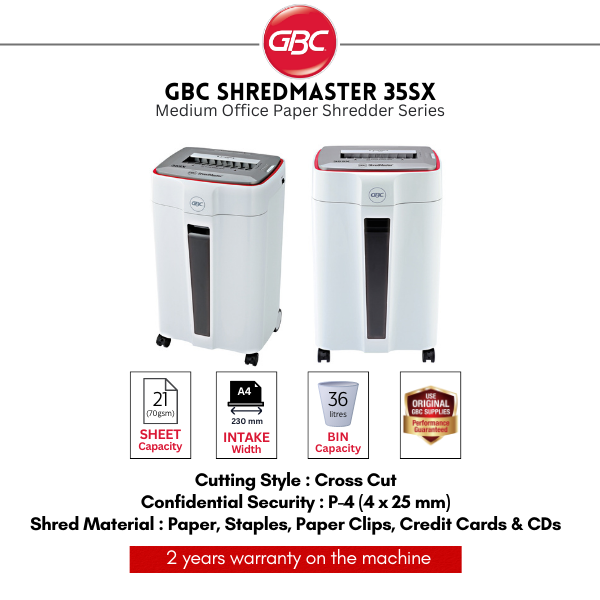 GBC Paper Shredder ShredMaster 35SX